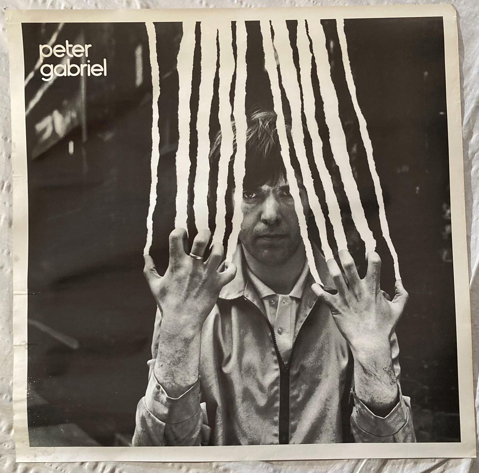 Peter Gabriel 1978 Promo Poster Genesis Water Damage Along Left Edge - Etsy