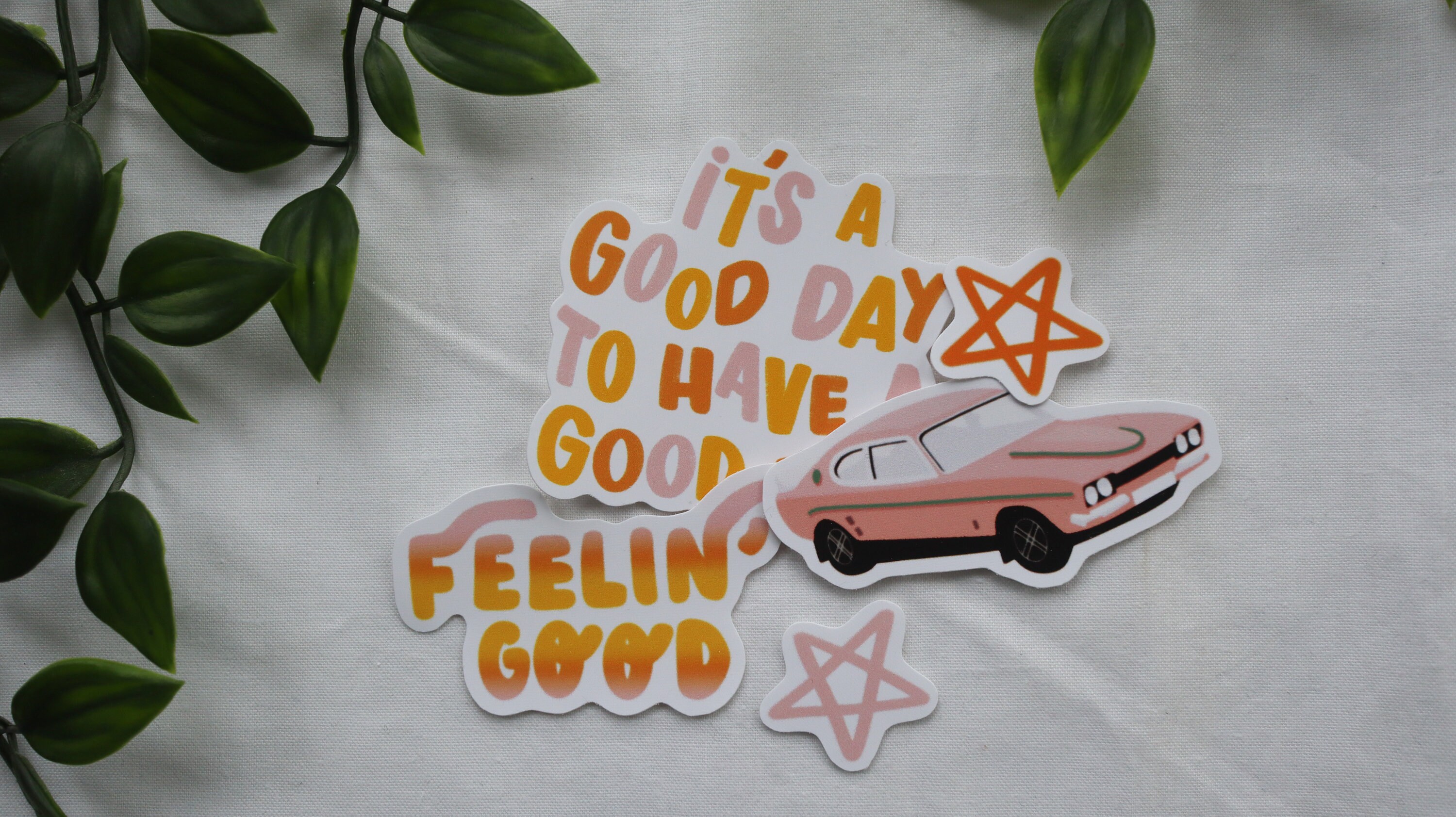 Good day sticker pack weather resistant matte motivational | Etsy