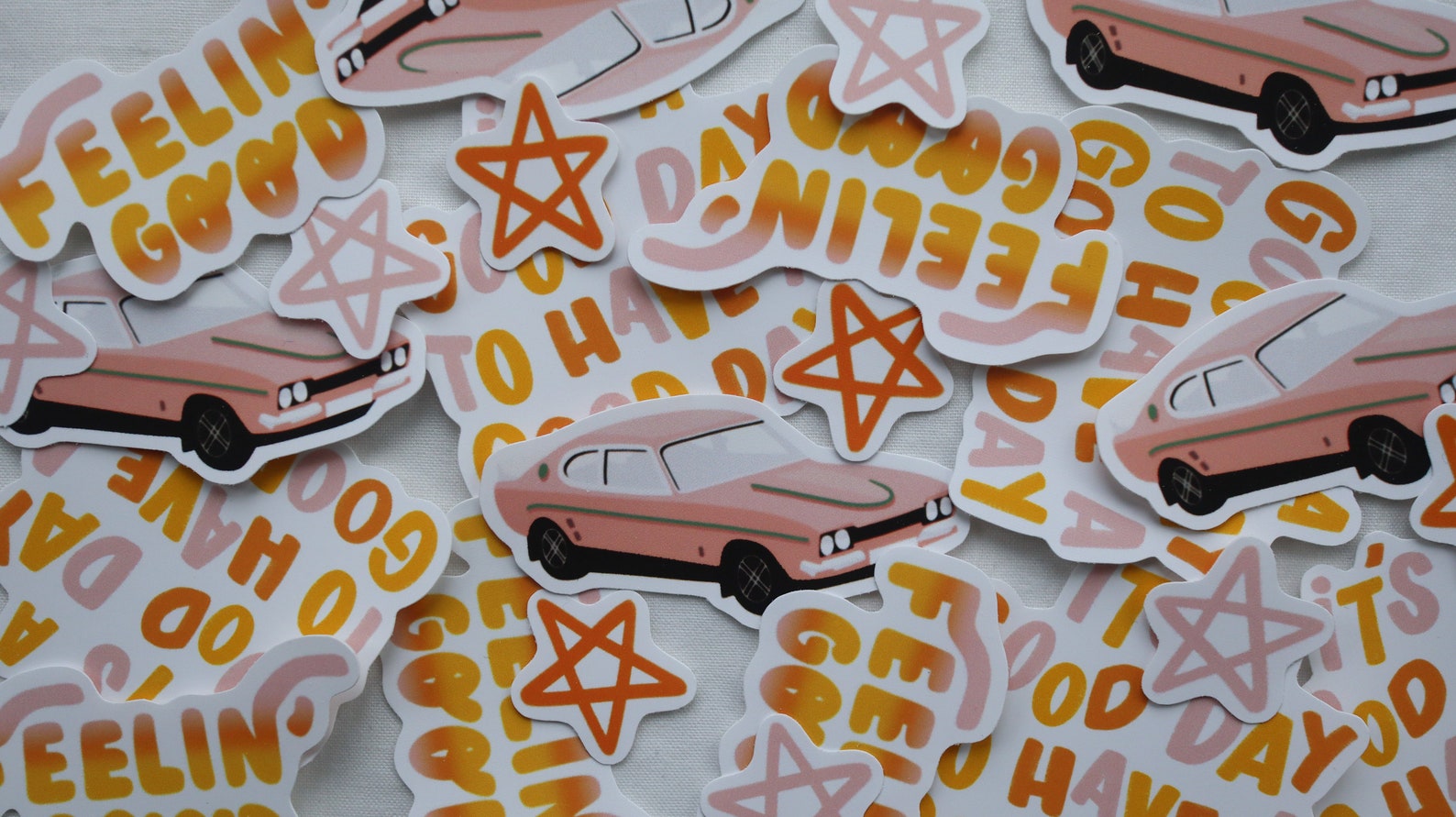 Good day sticker pack weather resistant matte motivational | Etsy