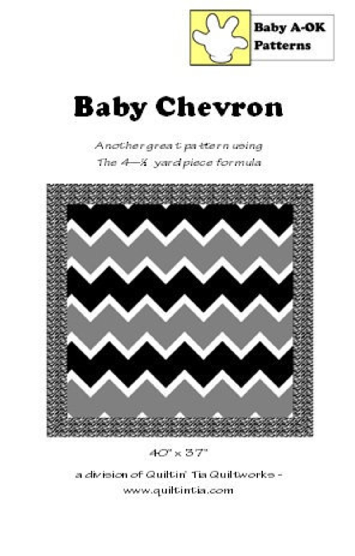 Baby Chevron Quilt Pattern - Etsy