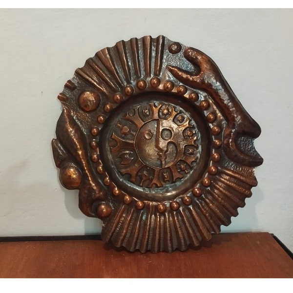 Copper Sun Wall Art - Etsy