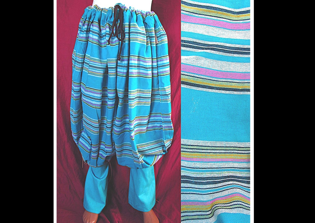 Viking Linen Long Baggy Trousers, Galligaskins, Shalwars, Viking ...