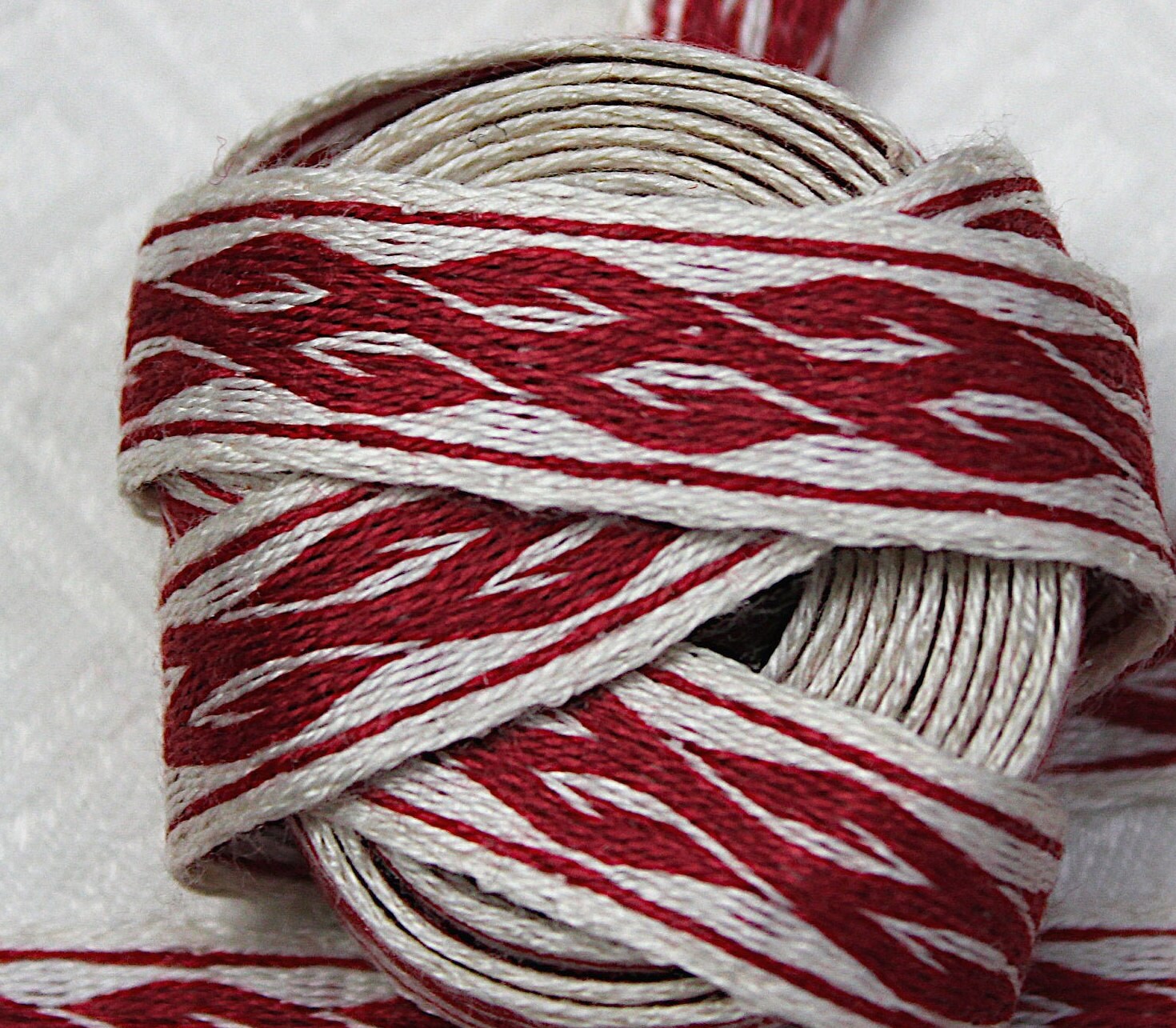 Handgewebte 100 % Seide Band 2,25 Meter / Geflecht / trim / Hand Made ...