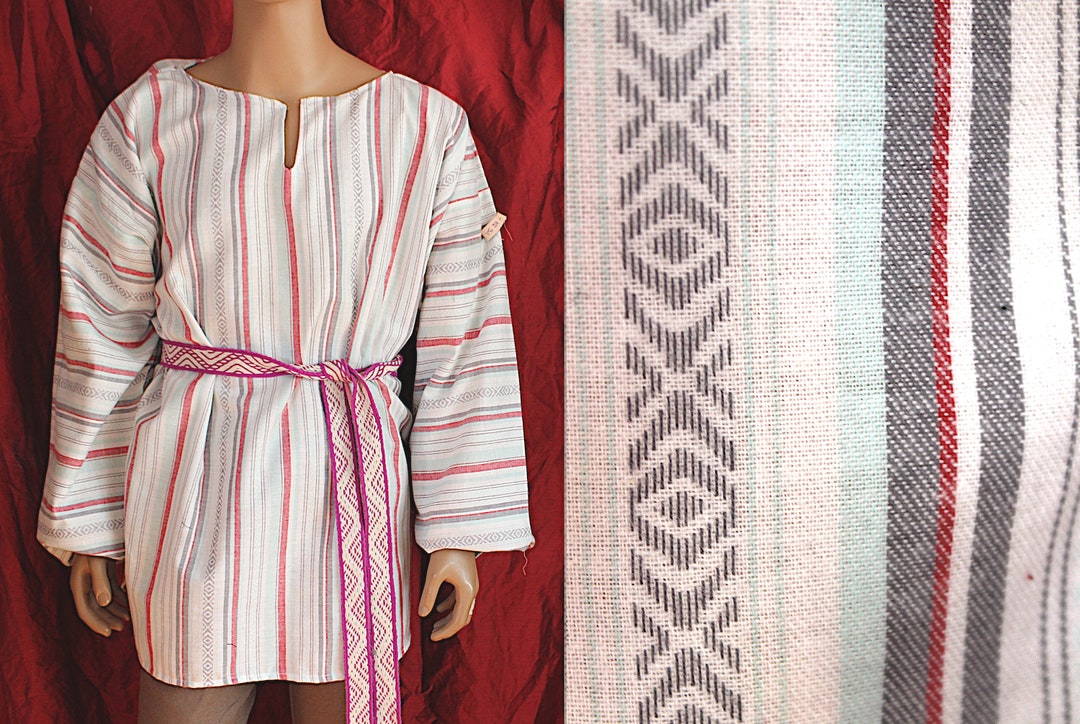 Viking Slavic Linen Shirt Tunic, Size Approx. L, Viking Slavic, Early ...