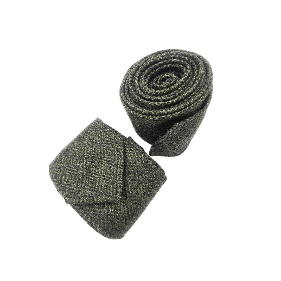 Hand-woven Woolen Leg Wraps, Diamond Pattern, Viking, Slavic, Rus ...
