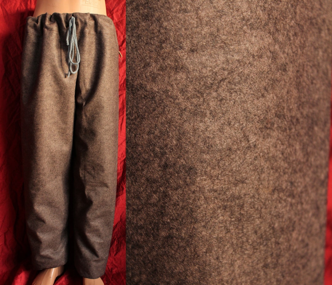 Viking Slavic Woolen Thick Trousers, Pants, Straight Cut, Viking ...