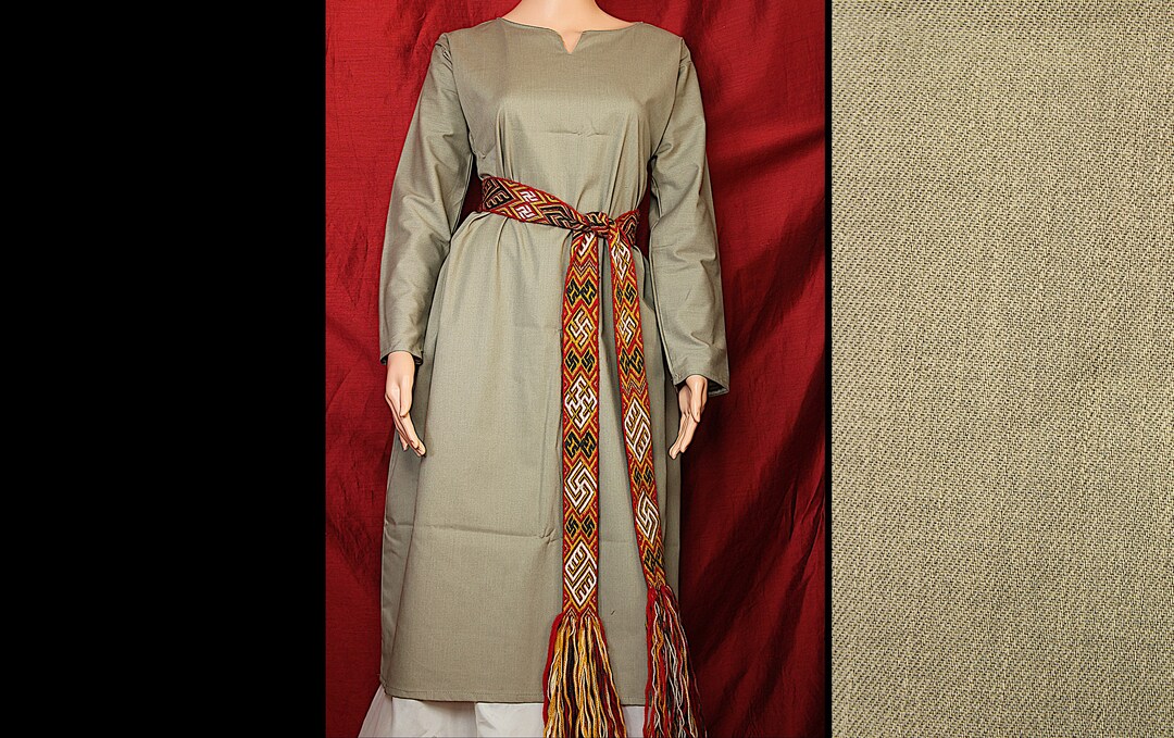 Viking Slavic Linen Viking Slavic Dress, Size Approx. S - M, Early ...