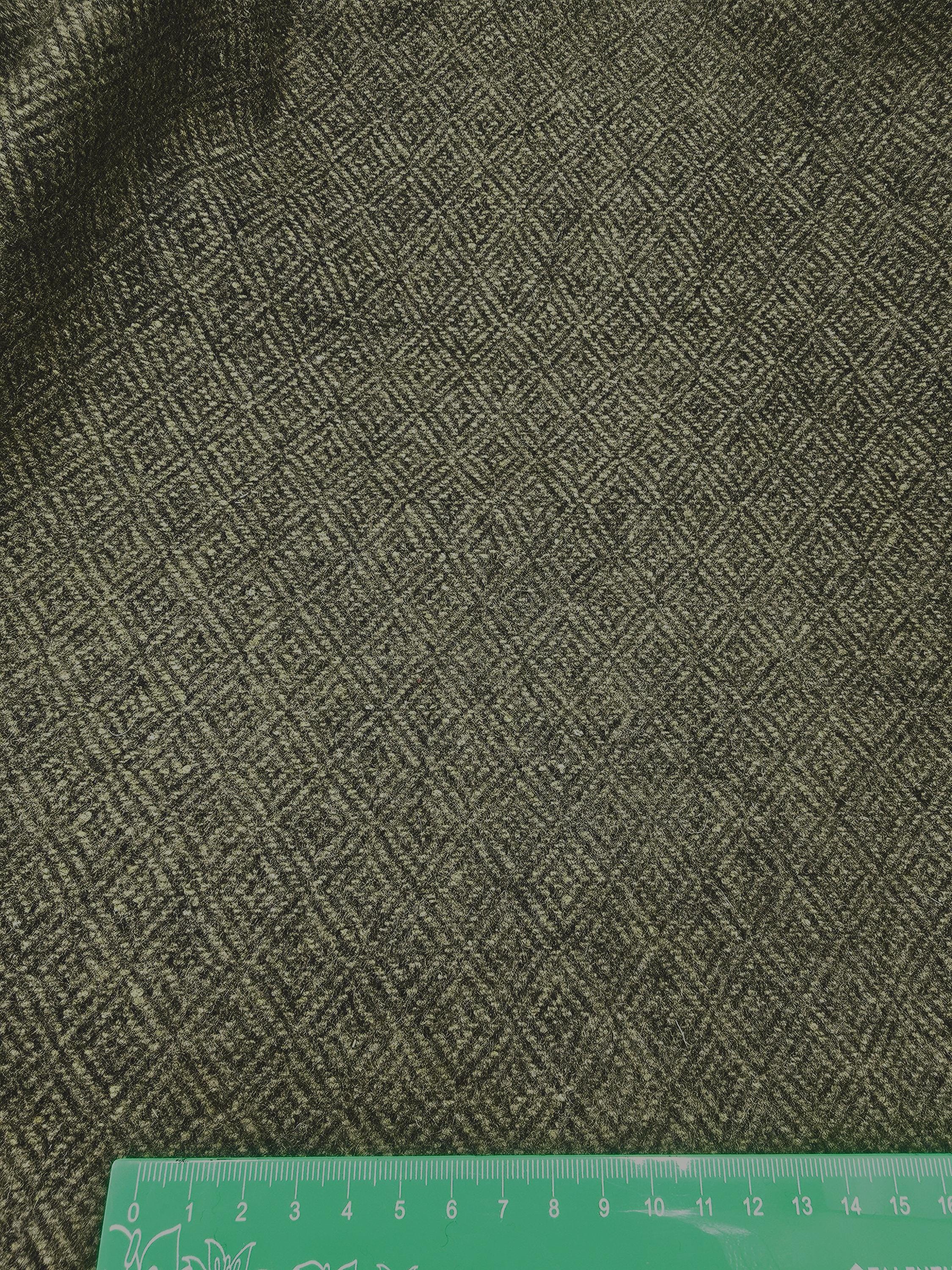 Hand-woven 2-tone / Colours Diamond Wool 100%, Textile, Fabric, Hand ...