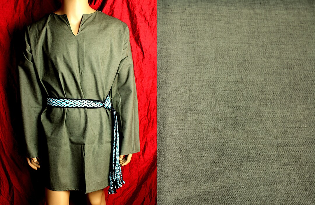 Viking Slavic Linen Shirt Tunic, Size Approx. S - M, Viking Slavic ...