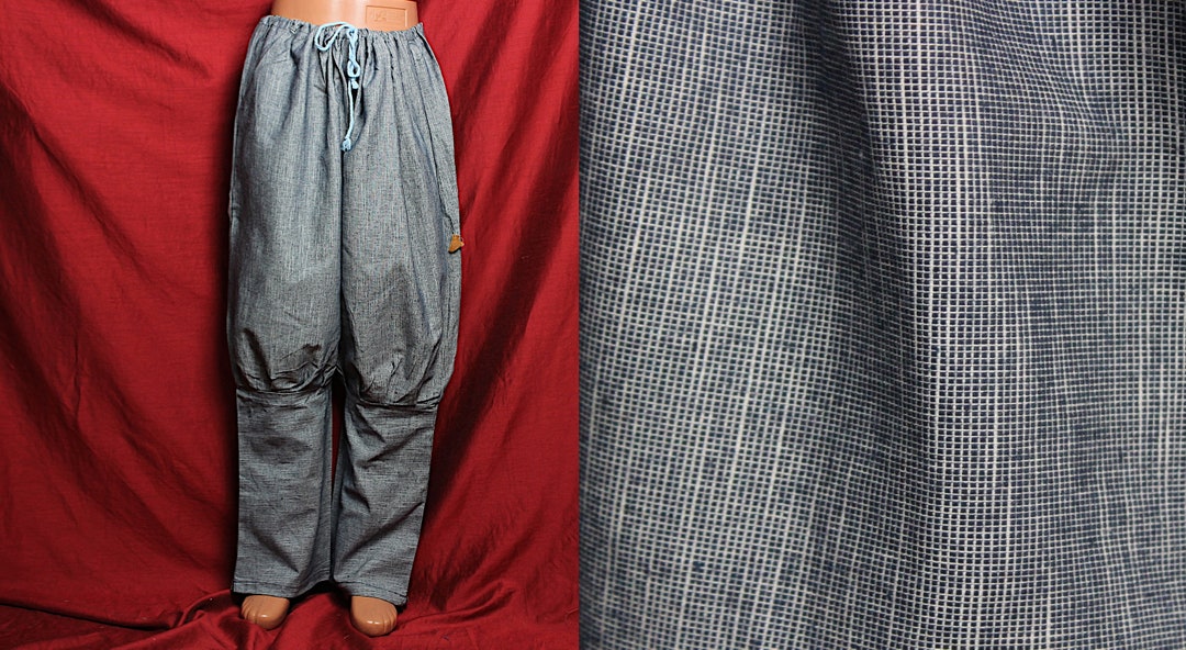 Viking Linen Long Baggy Trousers, Galligaskins, Shalwars, Viking ...