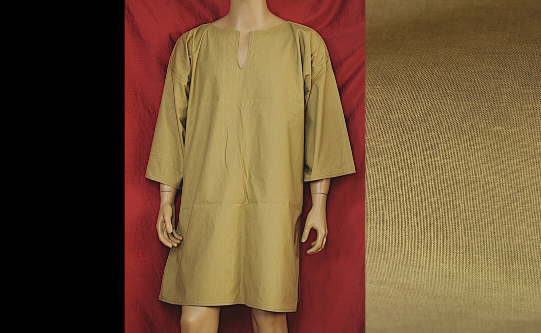 Viking Slavic Linen Shirt Tunic, Size Approx. 3XL - 4XL, Viking Slavic ...