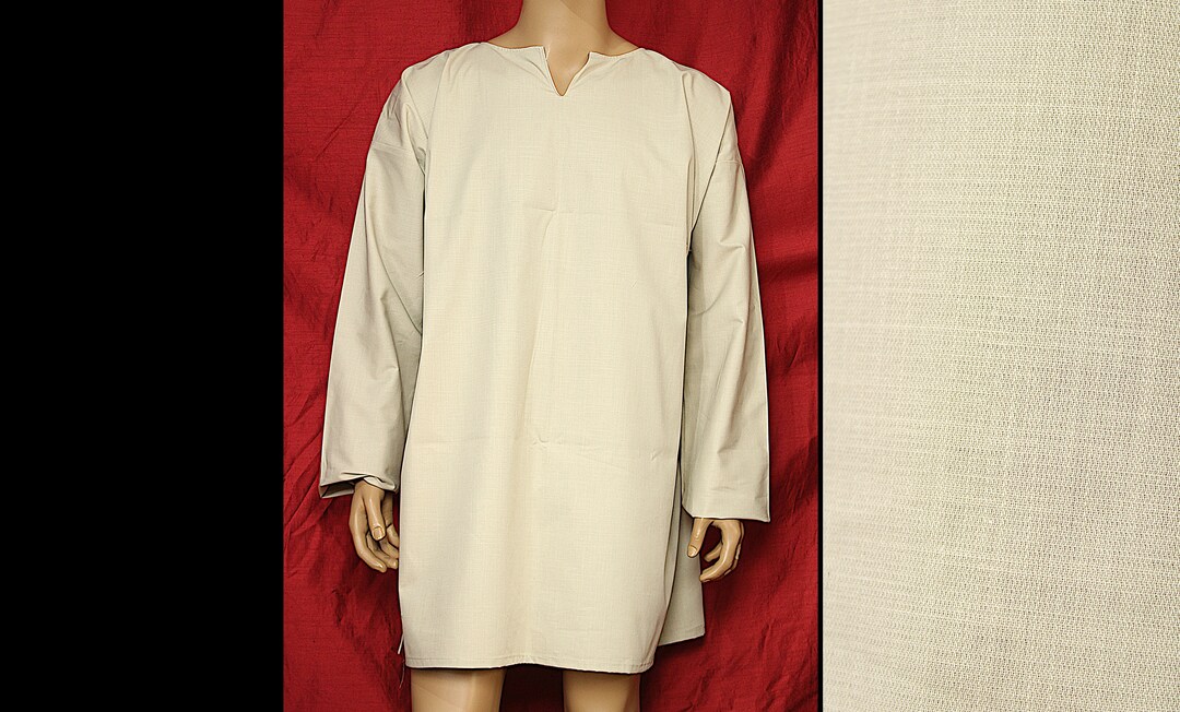 Viking Slavic Linen Shirt Tunic, Size Approx. 3XL, Viking Slavic, Early ...