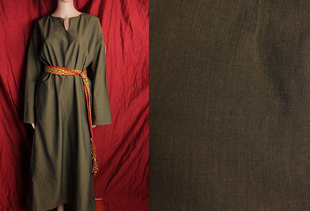 Viking Slavic Linen Viking Slavic Dress, Size Approx. XL, Diamond ...