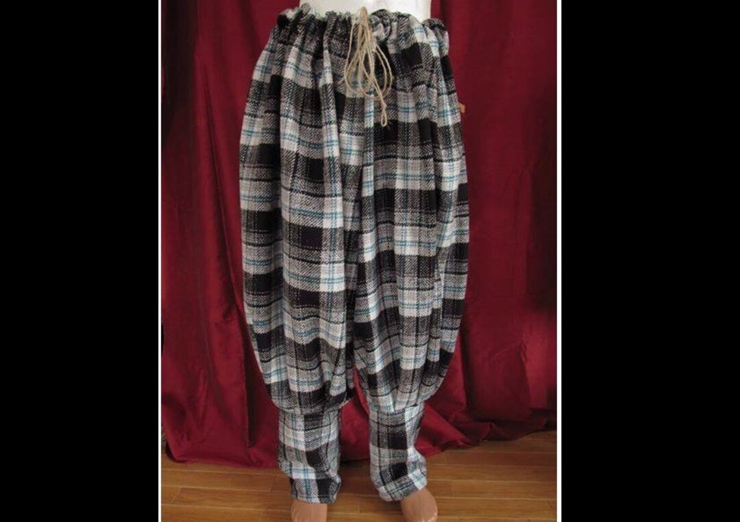 Viking Woolen Very Thick Long Baggy Trousers, Galligaskins, Shalwars ...
