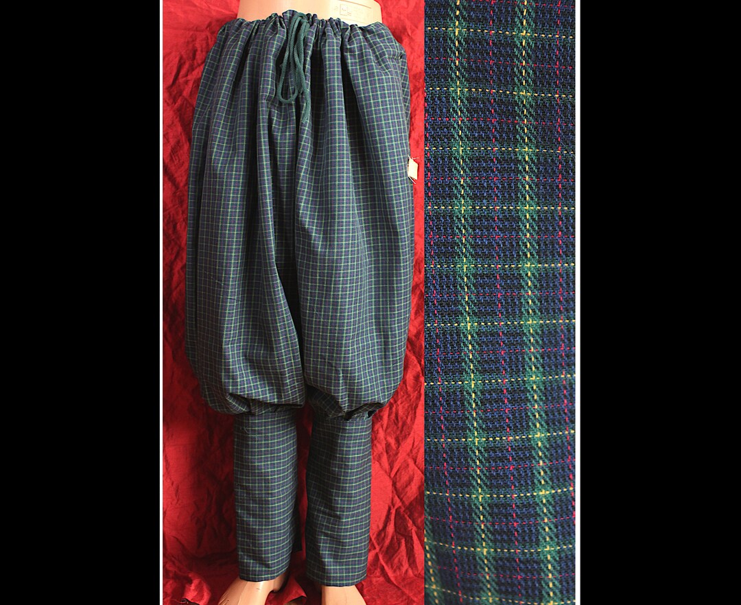 Viking Linen Long Baggy Trousers, Galligaskins, Shalwars, Viking ...