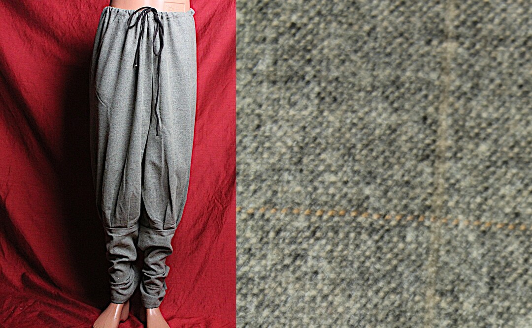 Wikinger Wollhose - lange Pumphose aus Wolle, Galligaskins, Shalwars ...