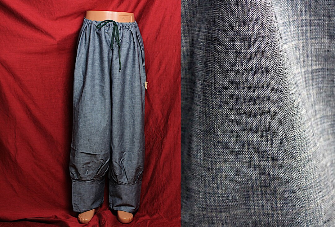 Viking Linen Long Baggy Trousers, Galligaskins, Shalwars, Viking ...