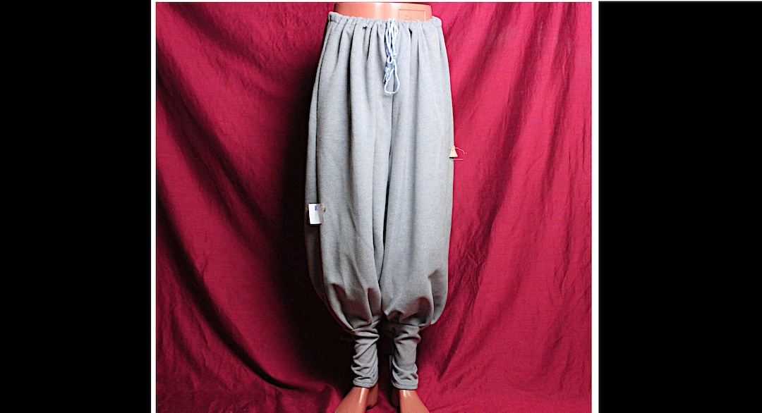 Viking Woolen Very Thick and Warm Long Baggy Trousers, Galligaskins ...