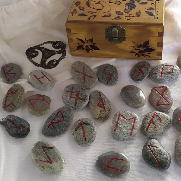 Carved Runes Box - Etsy
