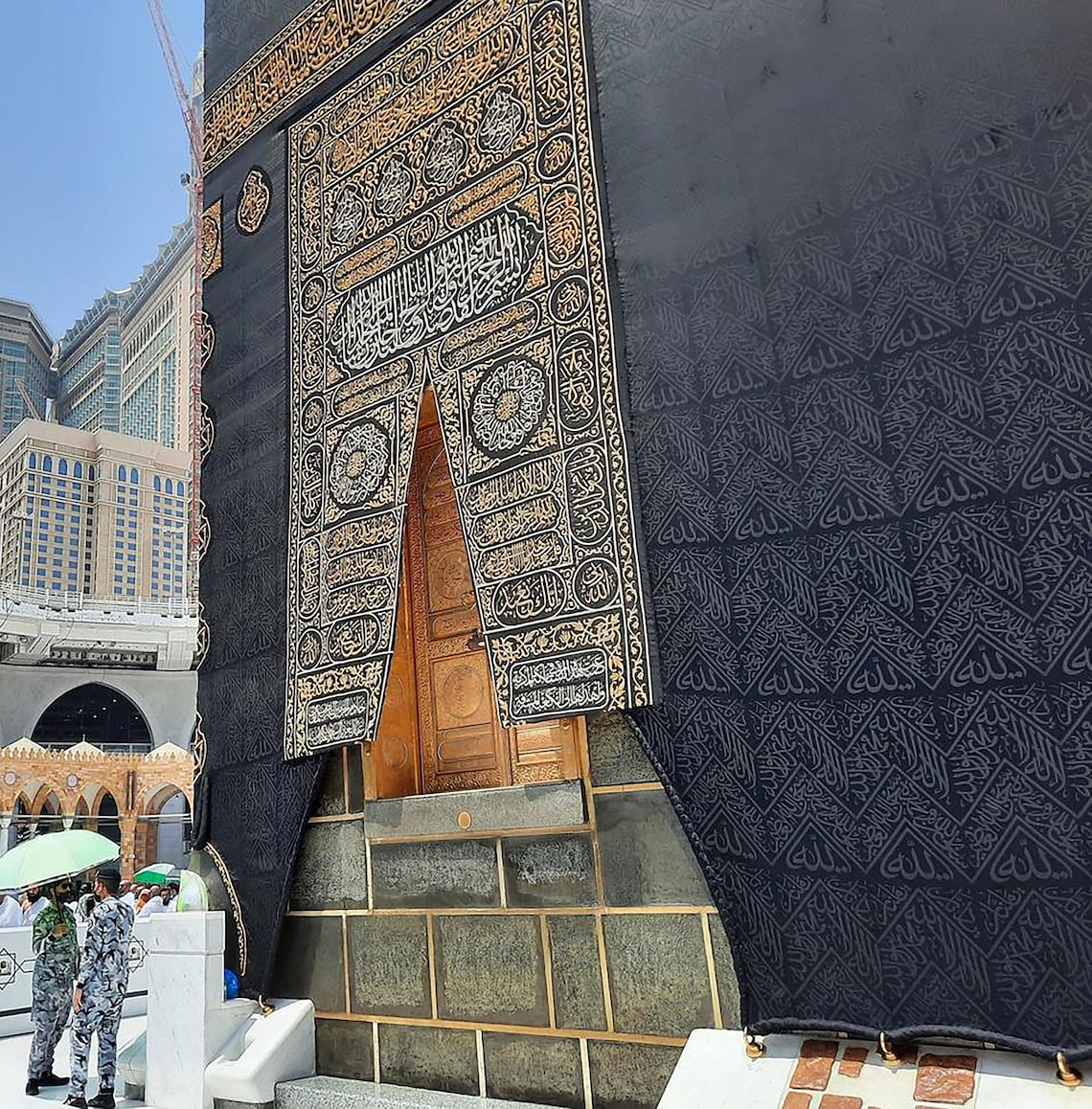 A Black Suit of the Covering of Kaaba, FRAMED With Certificate of ...