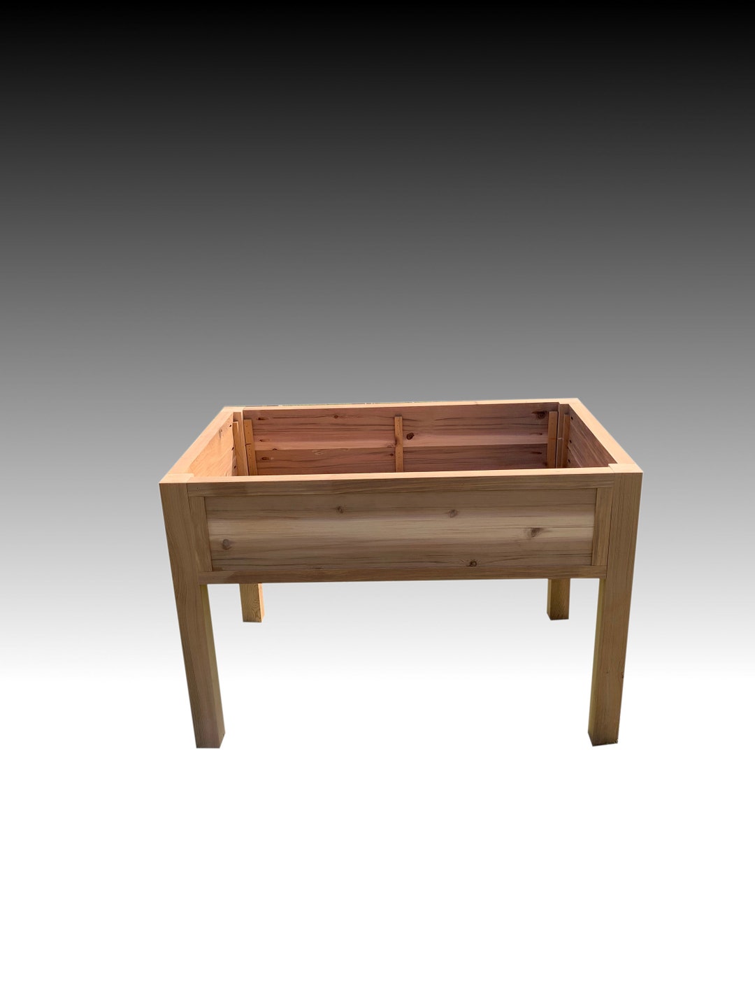 Planting Table, Veggie Table, Herb Planter, Garden Planter Box, Raised ...