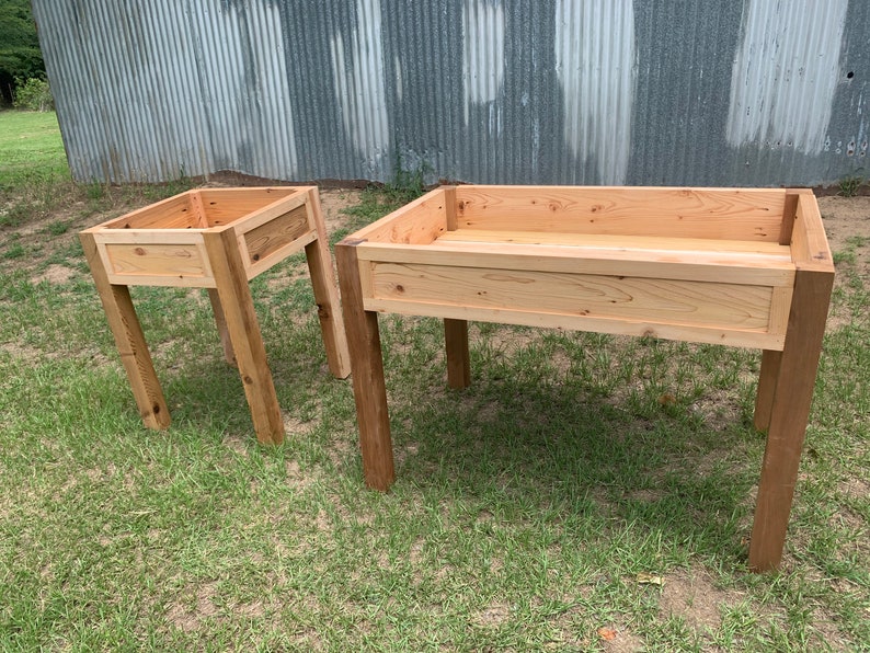 Planting table veggie table Herb planter Garden Planter | Etsy