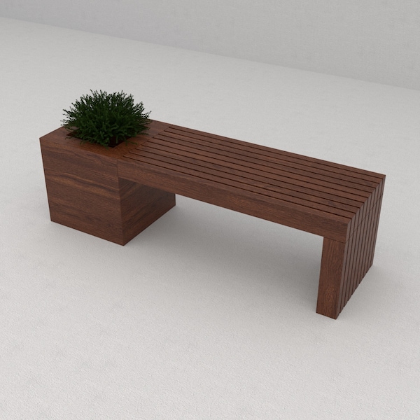 Modern Bench - Etsy