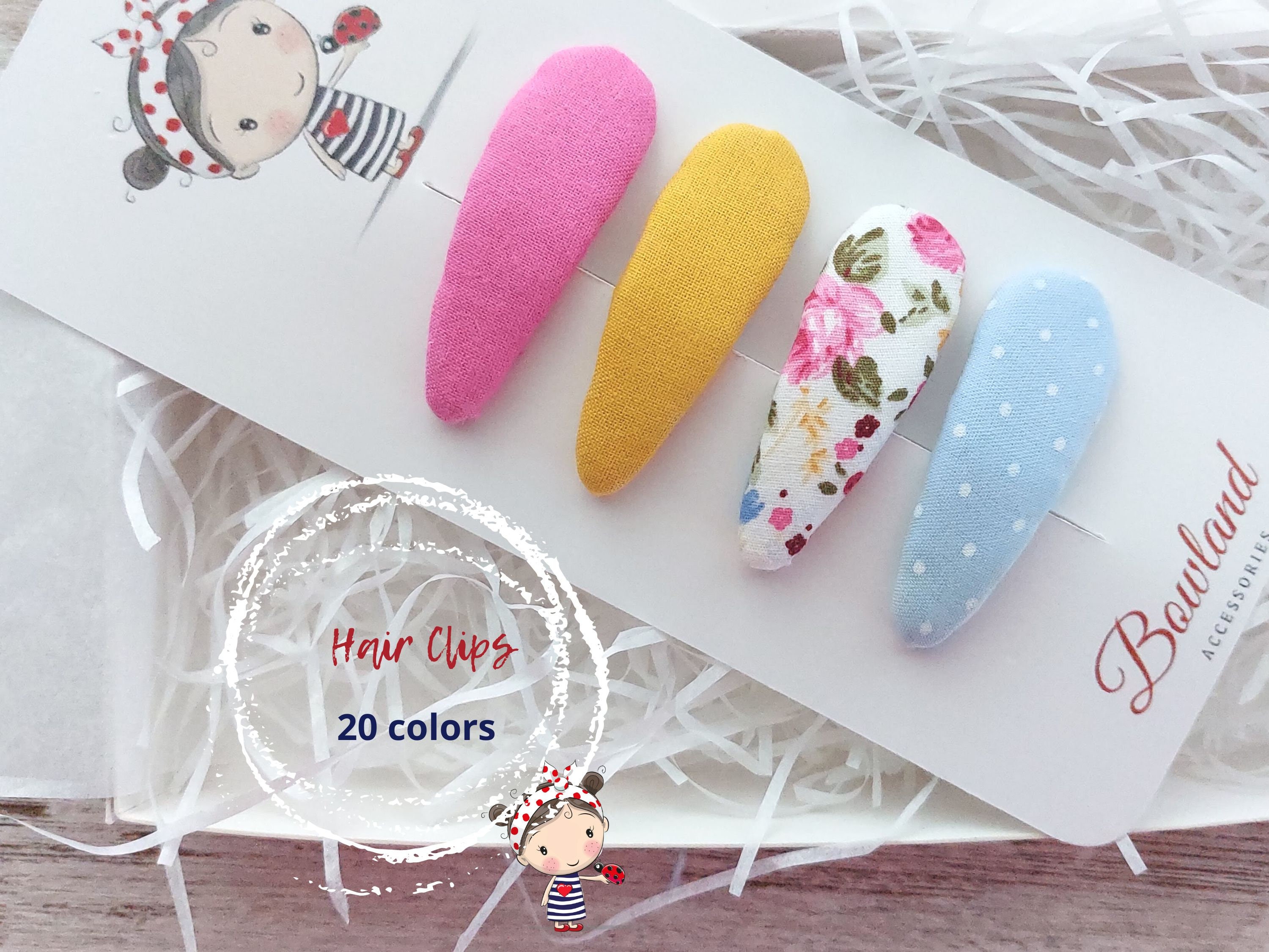 Fabric Snap Clips, Baby Snap Clips, Toddlers Clips, Back to school Snap ...