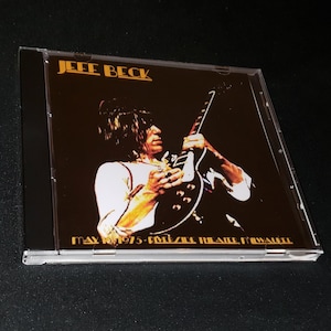 Jeff Beck 1 CD Live at the Riverside Theatre 1975 in Milwaukee WI Great ...