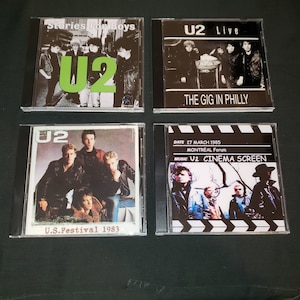 U2 4X 1 CD Bundle Boston 81 Philly 83 US Fest 83 Montreal 85 All ...