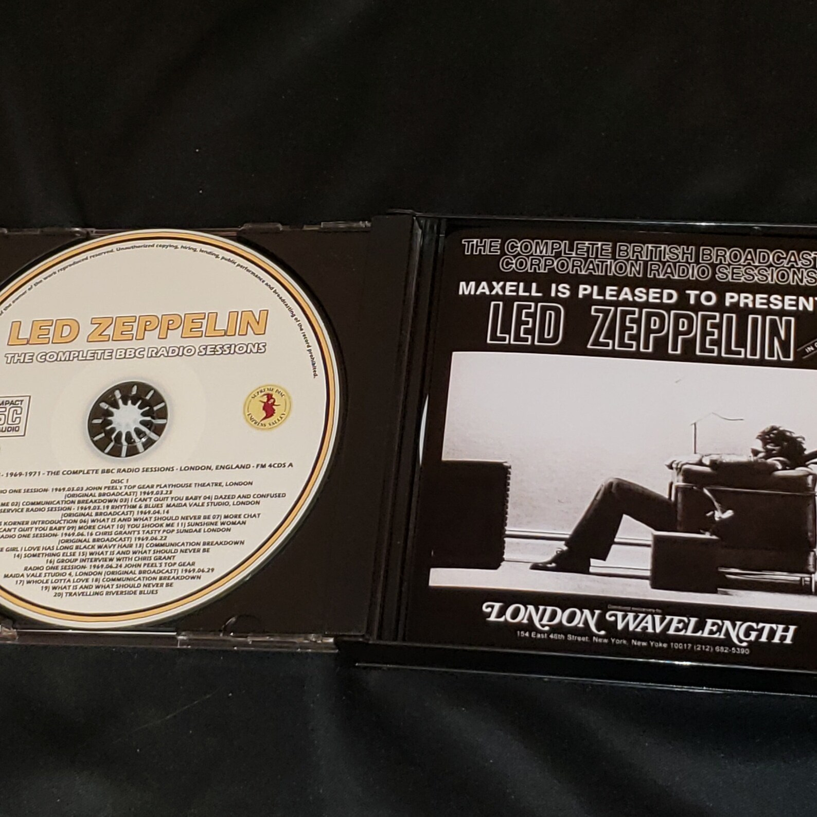 Led Zeppelin 4 CD Set BBC Radio Session Live 1969-1971 Comp - Etsy