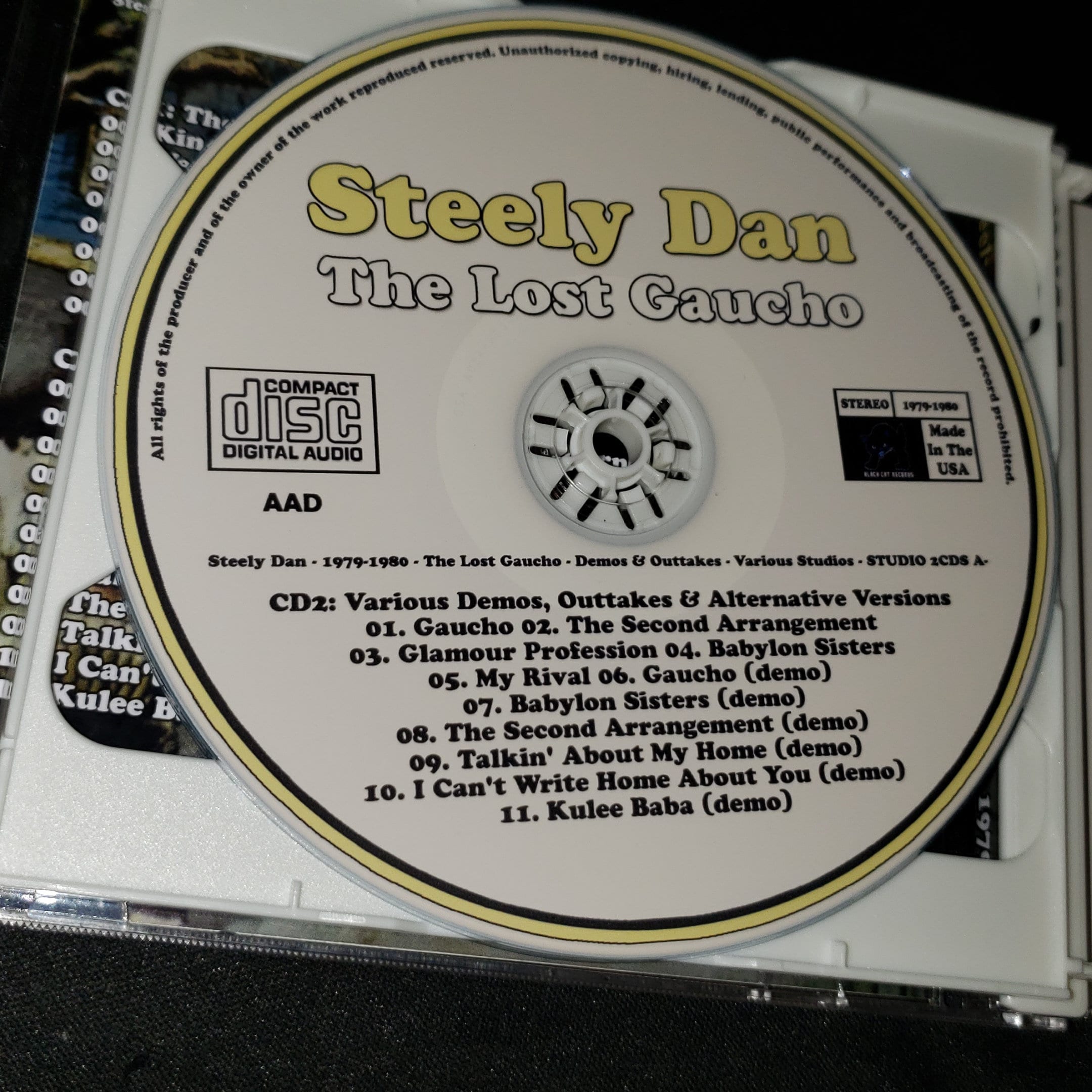 Steely Dan 2 CD the Lost Gaucho Studio Demos and Outtakes 1979-1980 ...