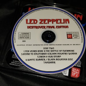 Led Zeppelin 3 CD Set Destroyer Final Edition Live 1977 in Cleveland OH ...