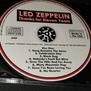 Led Zeppelin 3 CD Set Welcome to 2nd Weekend Knebworth - Etsy