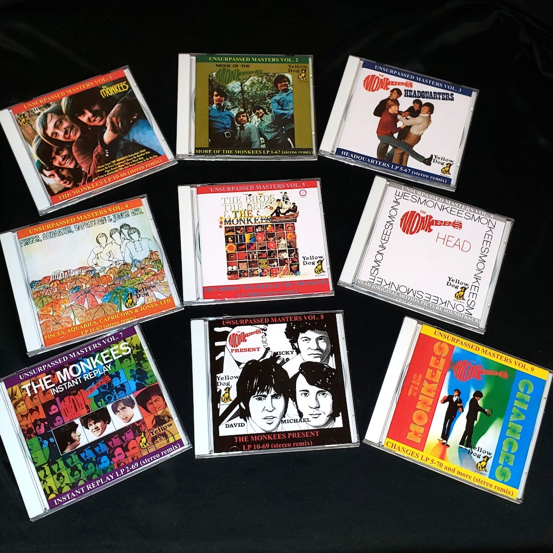 Monkees 9 CD Set Unsurpassed Masters Vol. 1-9 Alternate Versions, Remix ...