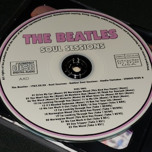 The Beatles 2 CD Soul Sessions 1965 Rubber Soul Outtakes Mccartney Lennon - Etsy