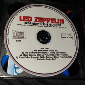 Led Zeppelin 3 CD Treading the Boards Live at MSG in NYC 1977 Jimmy ...