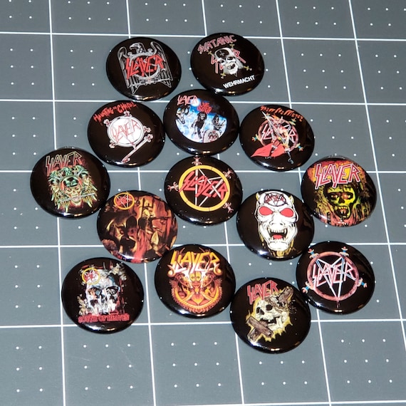 14 Slayer Buttons Pin Buttons Mini Vinyl LP Covers 1 Inch Pins - Etsy