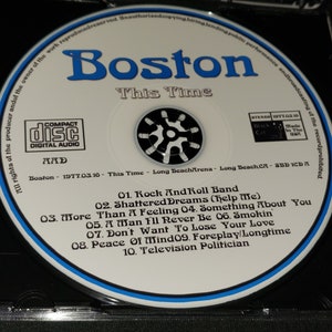 Boston 2 Live 1 CD Sets Cleveland 1976 FM and Long Beach 1977 ...