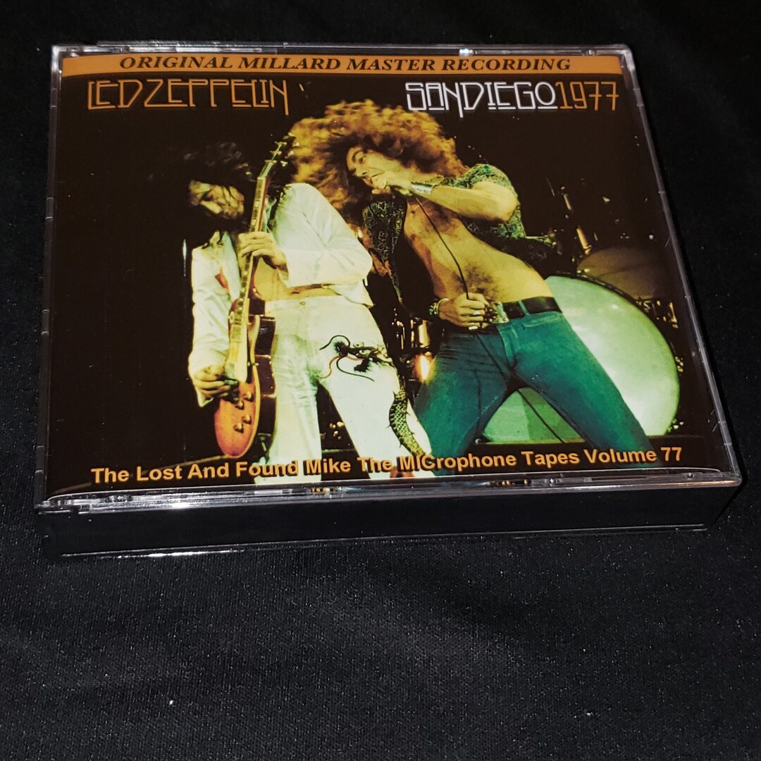 Led Zeppelin Live 3 CD Set Mike Millard Lost and Found V77 San Diego ...