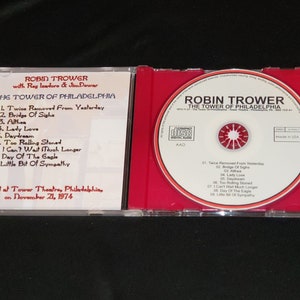 Robin Trower Live 1 CD 1974 the Tower of Philadelphia Bridge of Sighs ...