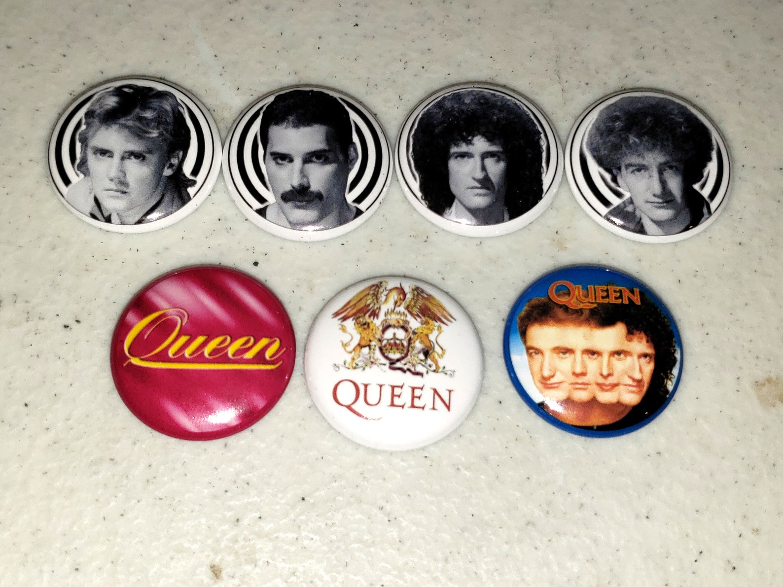 7 Queen Buttons Button Pin Pins Badge Badges Freddie Mercury | Etsy