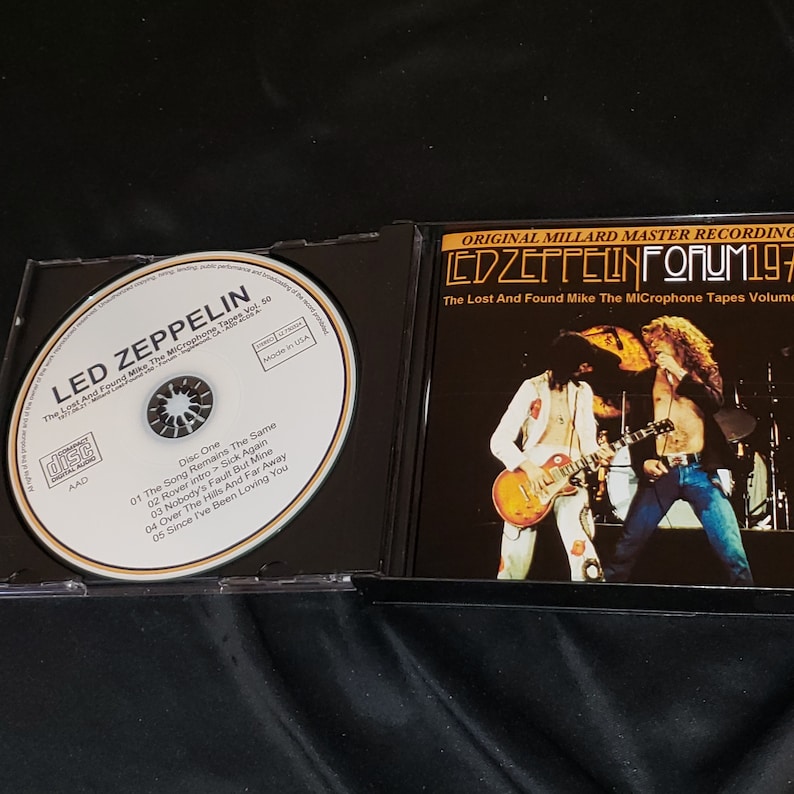 Led Zeppelin 4 CD Set Mike Millard Lost and Found Vol. 50 Inglewood, CA ...