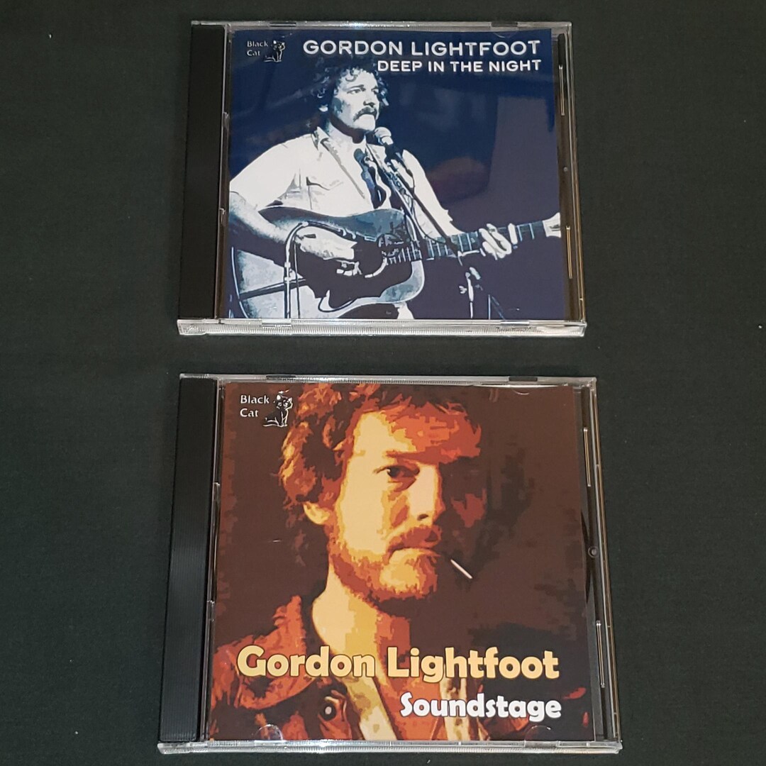 Gordon Lightfoot 2 Live 1 CD Sets New York 77 and Philly Soundstage 79 ...
