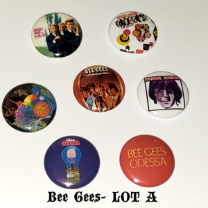 35 Bee Gees Buttons 1 Inch Pin 70s Logo Disco 70s Classic Mini Album LP ...