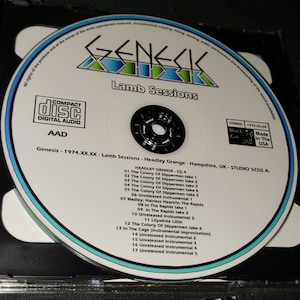 Genesis Live 5 CD Set Lamb Sessions 1974 at Headley Grange Phil Collins Steve Hackett Peter ...
