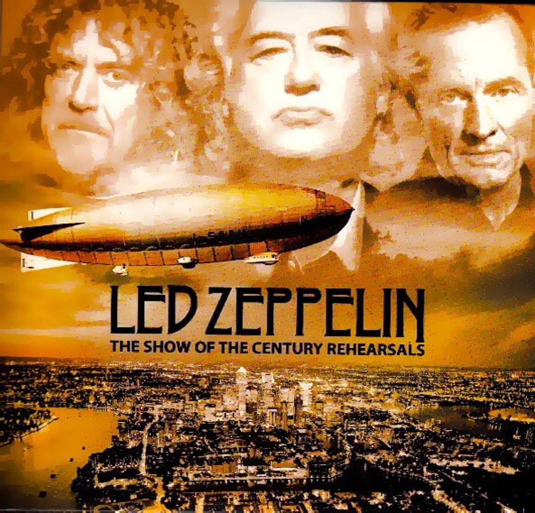 Led Zeppelin Live 2 CD Set O2 Arena Rehearsals in Surrey UK 2007 Jimmy ...