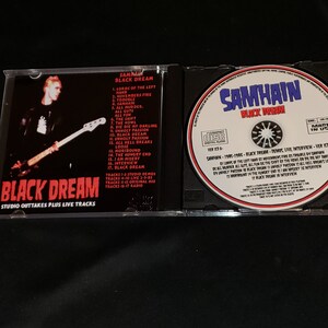 Samhain 1 CD Black Dream Demos Live Interview 1985-1986 Misfits Danzig ...