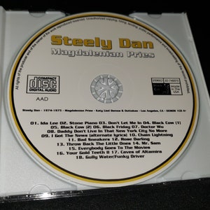 Steely Dan 1 CD Magdalenian Pries Katy Lied Demos & Outtakes 1974-1975 ...