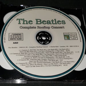 The Beatles 2 CD Complete Rooftop Concert Abbey Road Rooftop 1969 ...